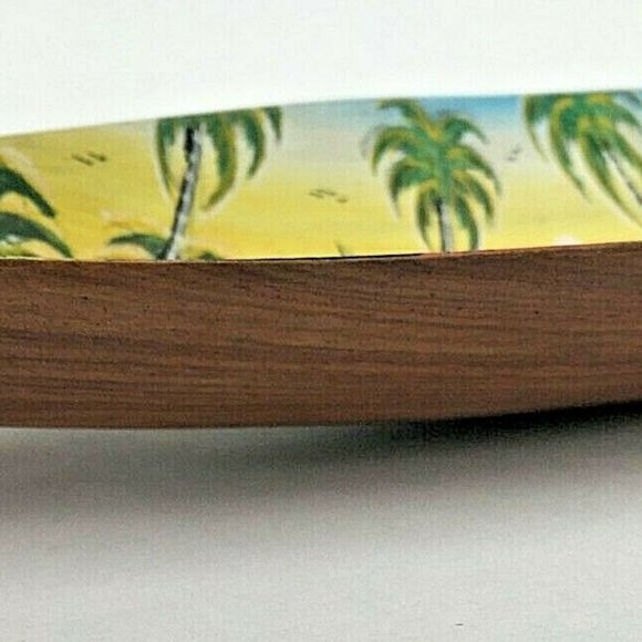 Art | Senegal Wooden Pirogue Model Hand Carved Hand Painted W Village ...